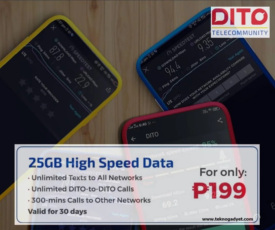 DITO 25GB High-Speed Data Promo Extended Until September 30; 25GB Data ...