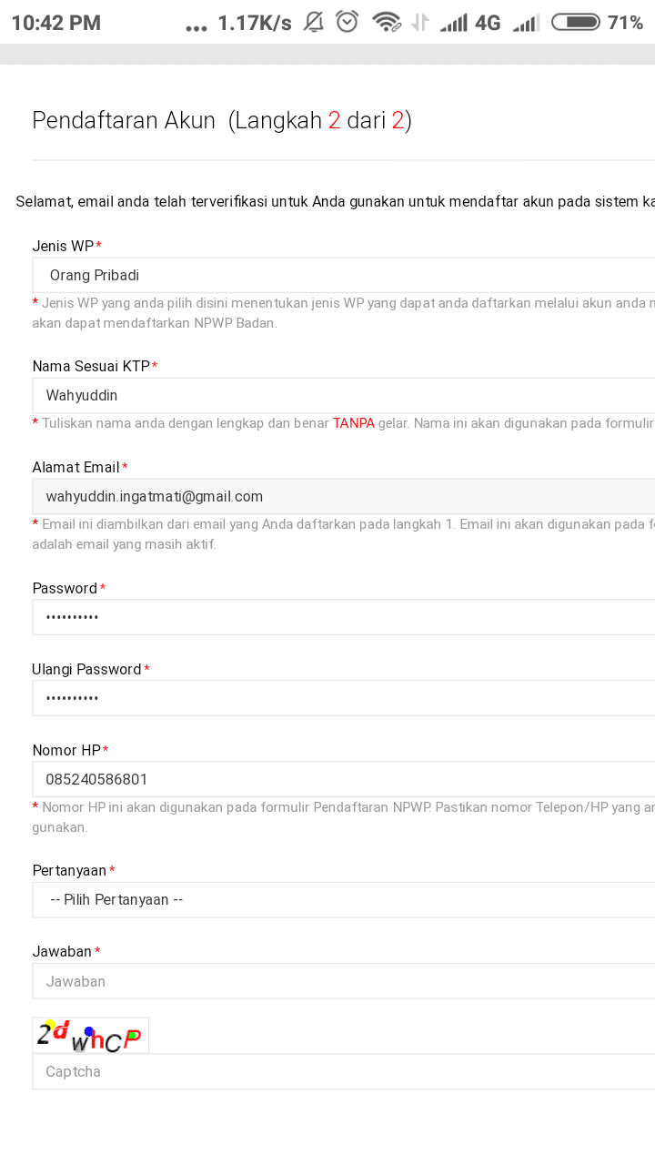 Cara Daftar NPWP Pribadi Online Lewat HP - Blog Online Pajak ️