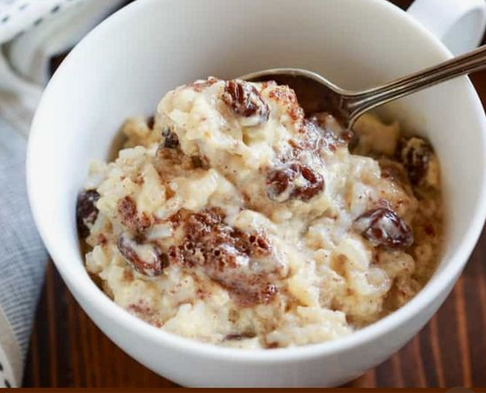 BAKED RICE PUDDING