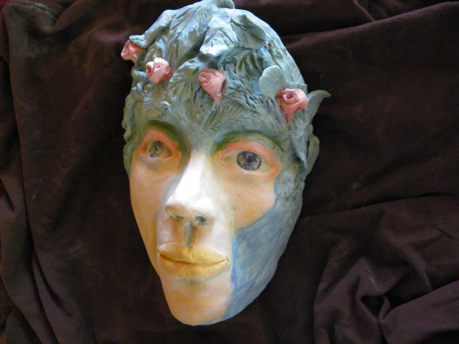 Rod Daut and Martha Flores Art Blog: Forest Nymph Masks and Dancing Lights