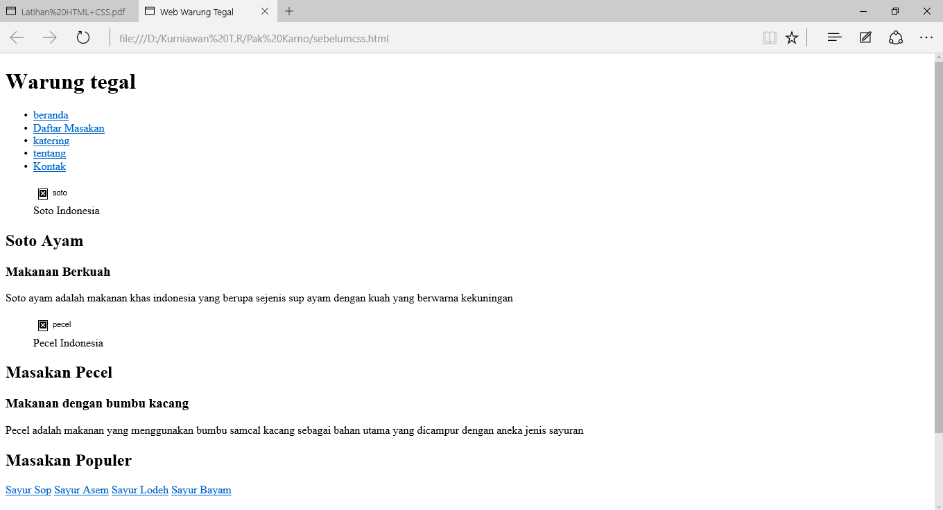 Membuat Desain Web dengan HTML dan CSS