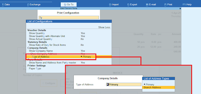 Maintain Multiple Address In Tally Prime Enable Multiple Addreses In Maintain Multiple Address In Tally Prime Enable Multiple Addreses In