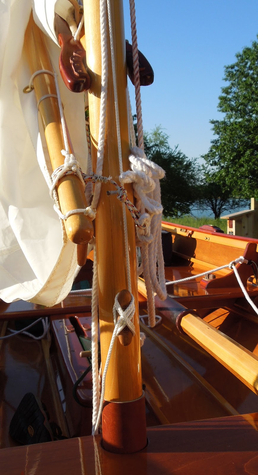 Penobscot 14: 13. Reefing and Topping Lift/Lazy Jack