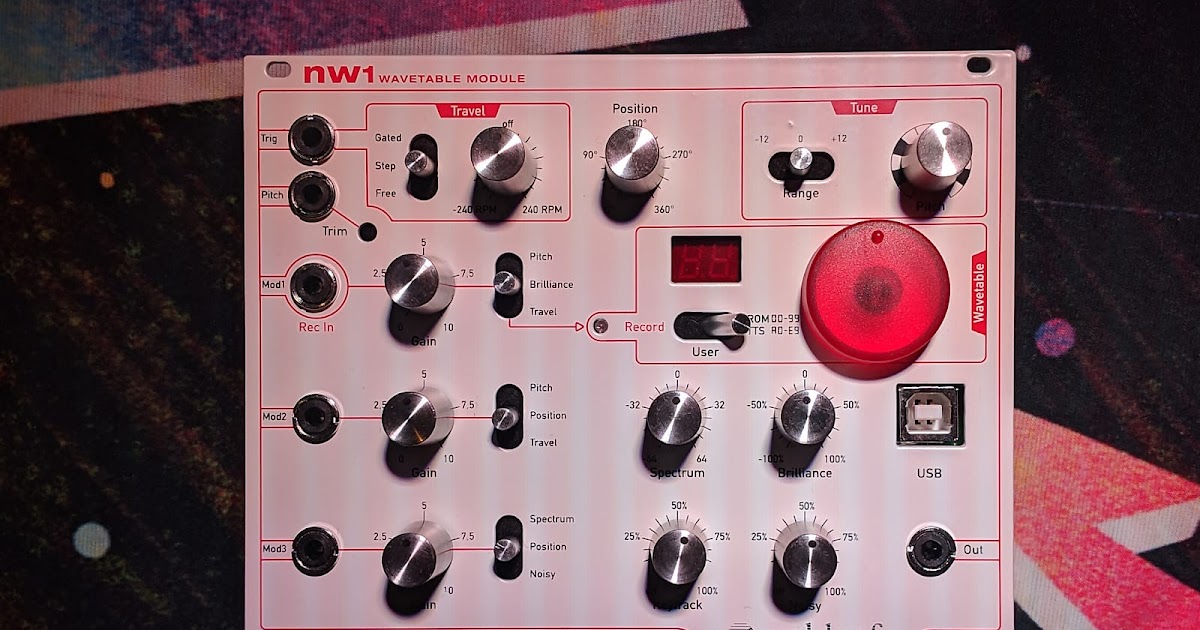 MATRIXSYNTH: Waldorf NW-1 Wavetable Oscillator w/ Original Box