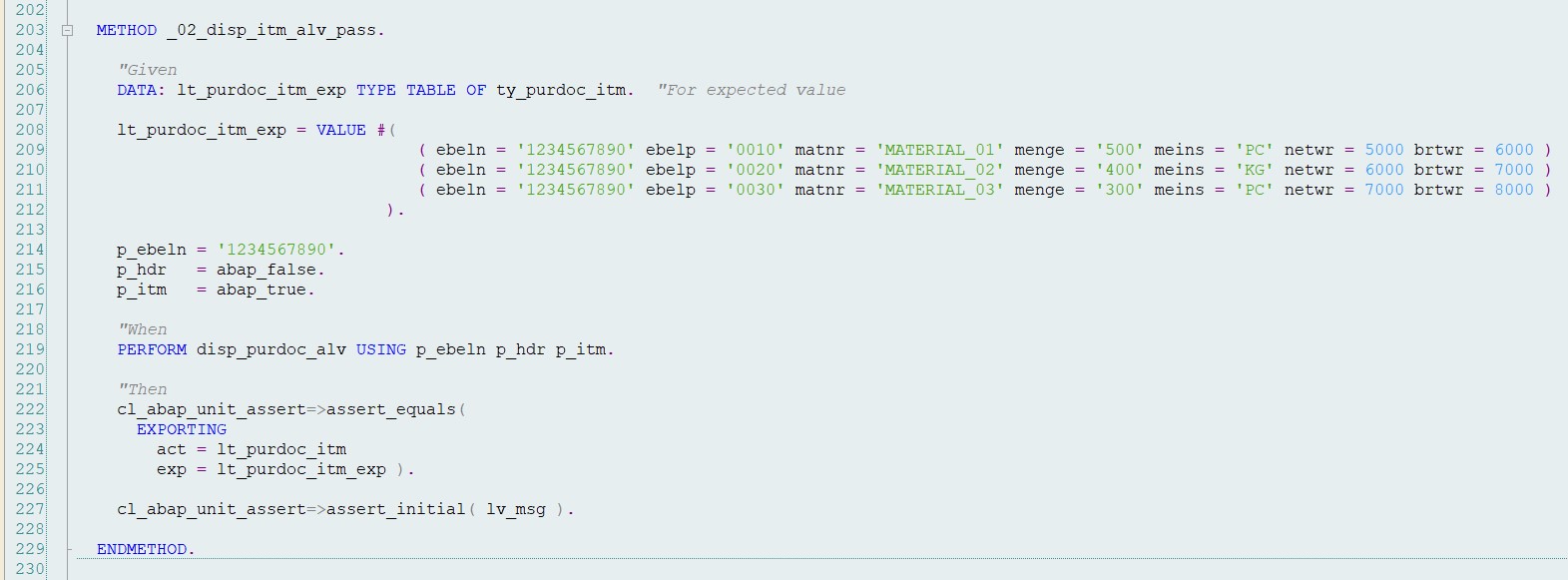 SAP ABAP Central: Implementing Unit Tests for an ABAP Report Program