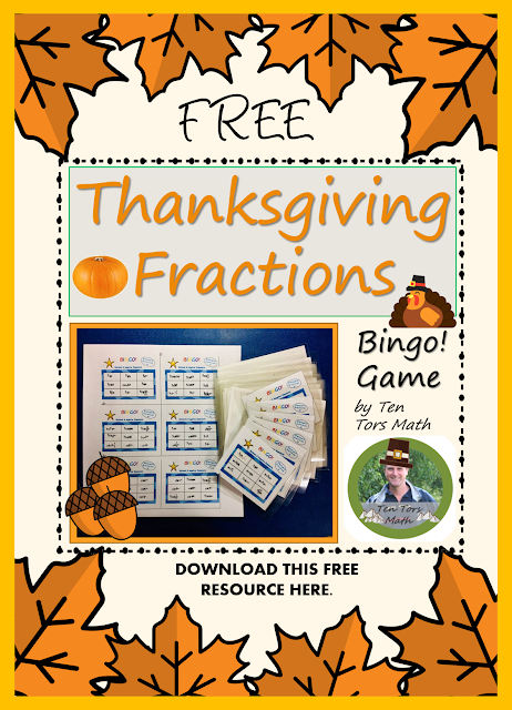 Free Math Teaching Resources ~ TenTors Math Teacher Resources