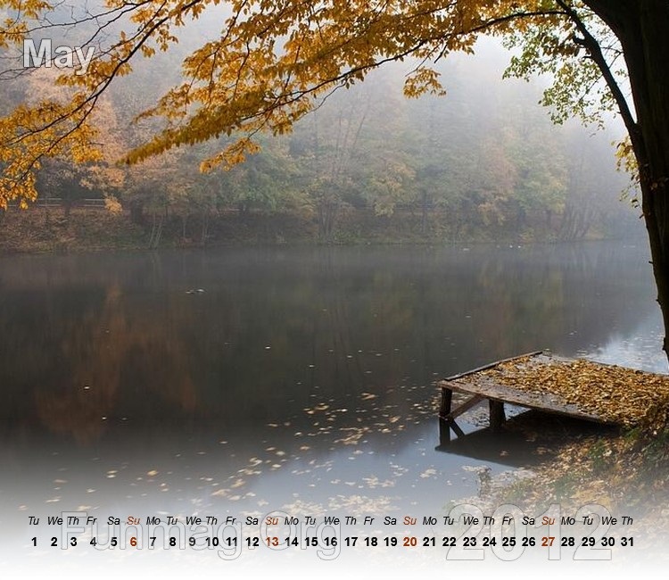 Most Beautiful Calenders - Nature Calender 2012 | Free Wallpapers