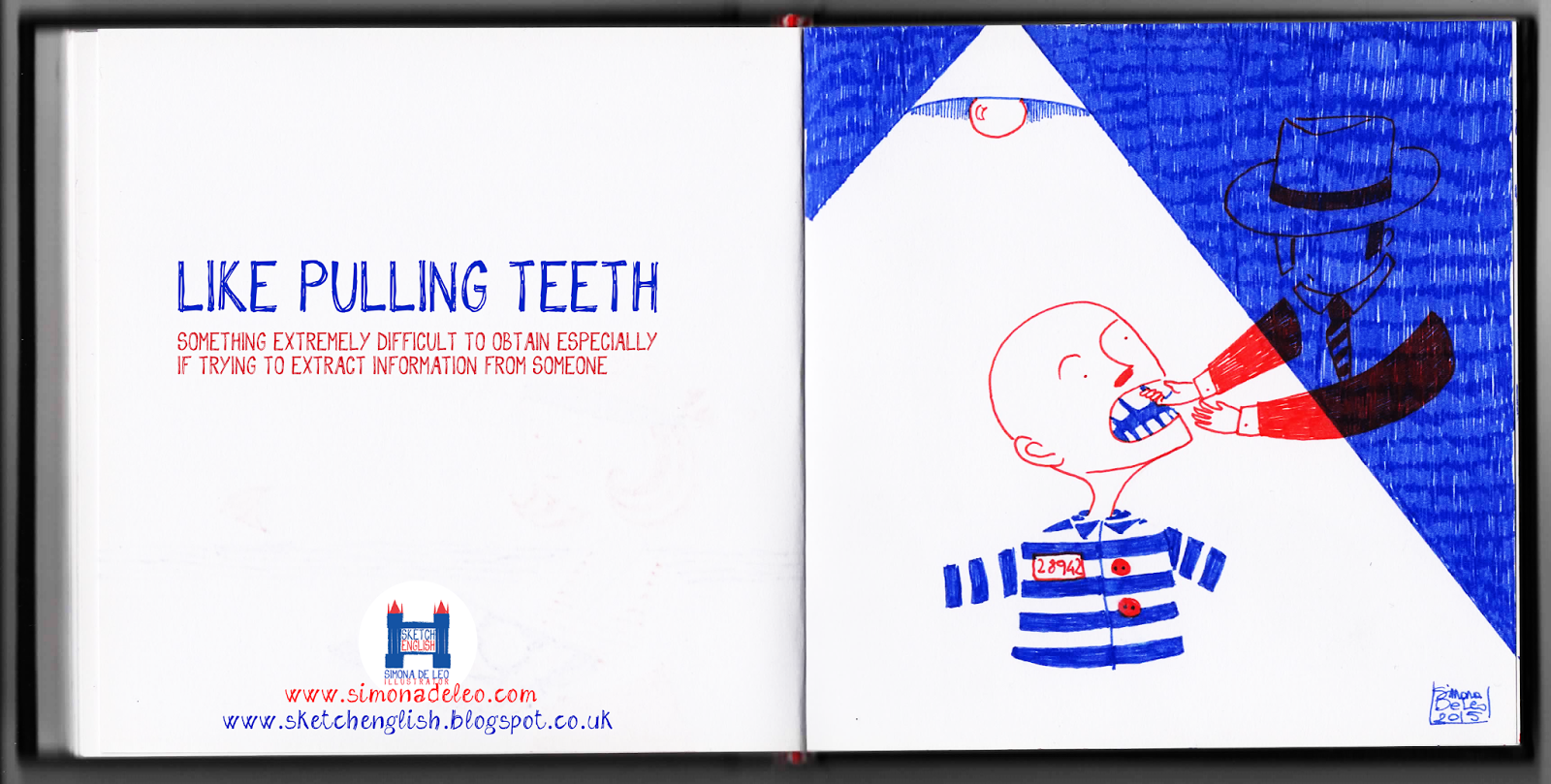 Sketch English: Idioms: LIKE PULLING TEETH