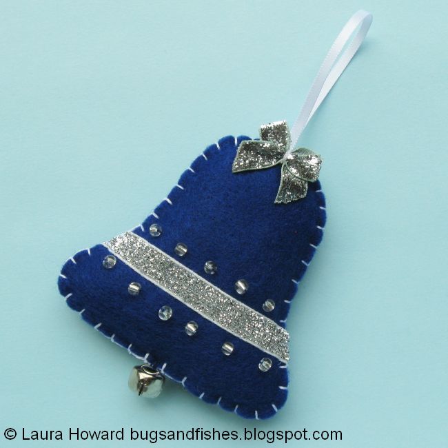 Bugs and Fishes by Lupin: Christmas Ornament Tutorial: Sew a Felt ...