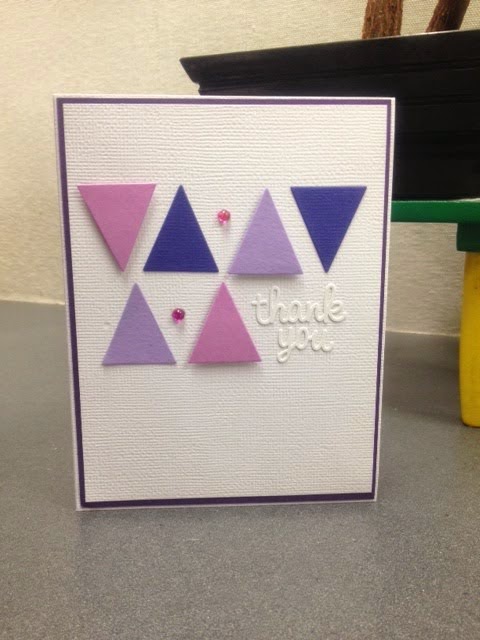 Little Paper Studio: More Geometric cards