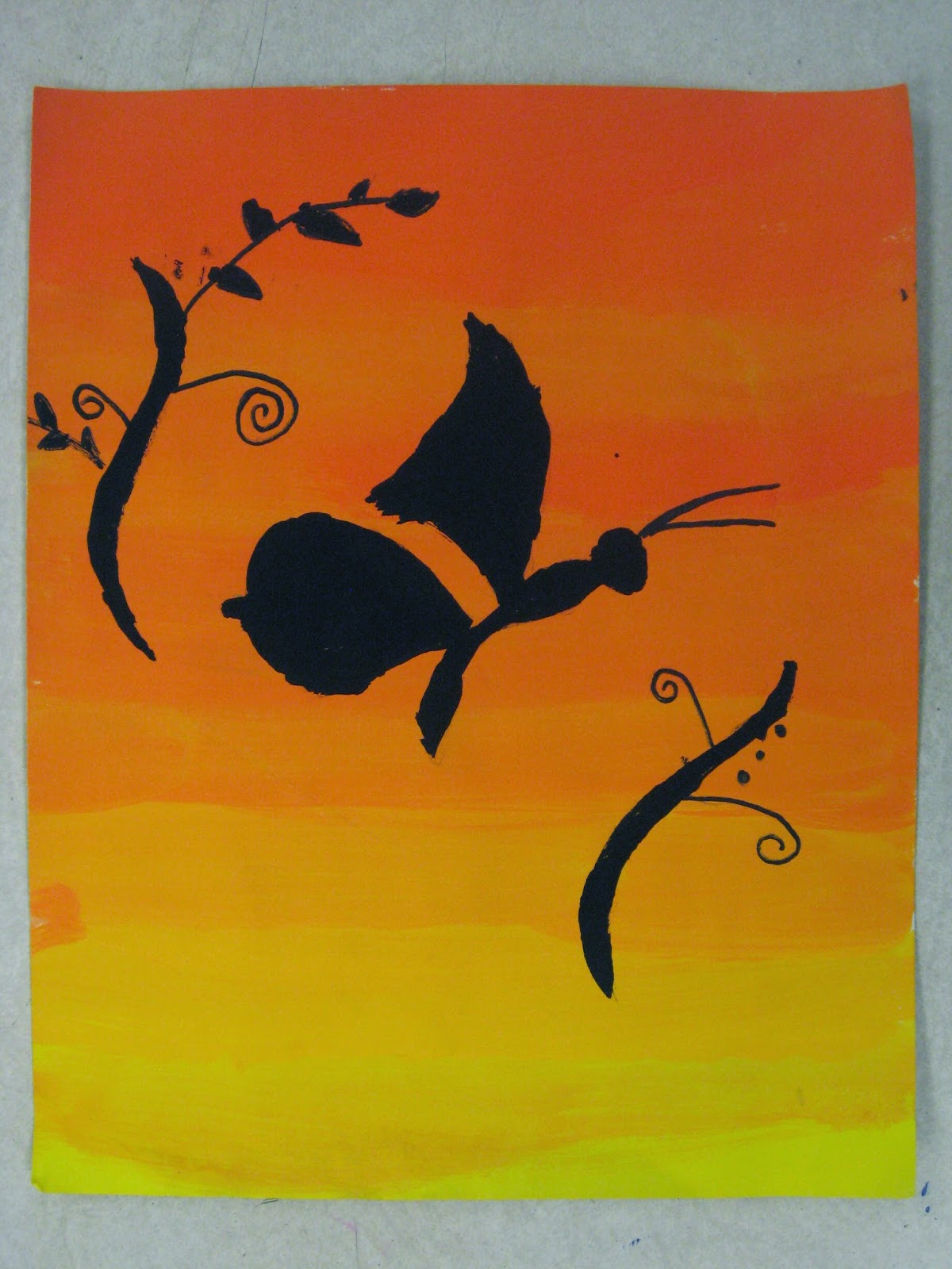 Miss Young's Art Room: 6th Grade Analogous Color Paintings