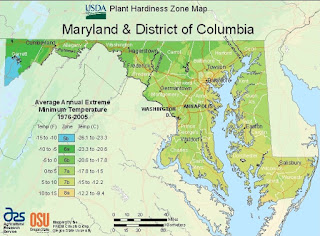 Farmers Know Best: District of Columbia USDA Plant Hardiness Zones Map