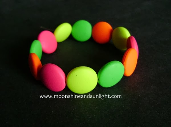 DIY Neon Bracelet