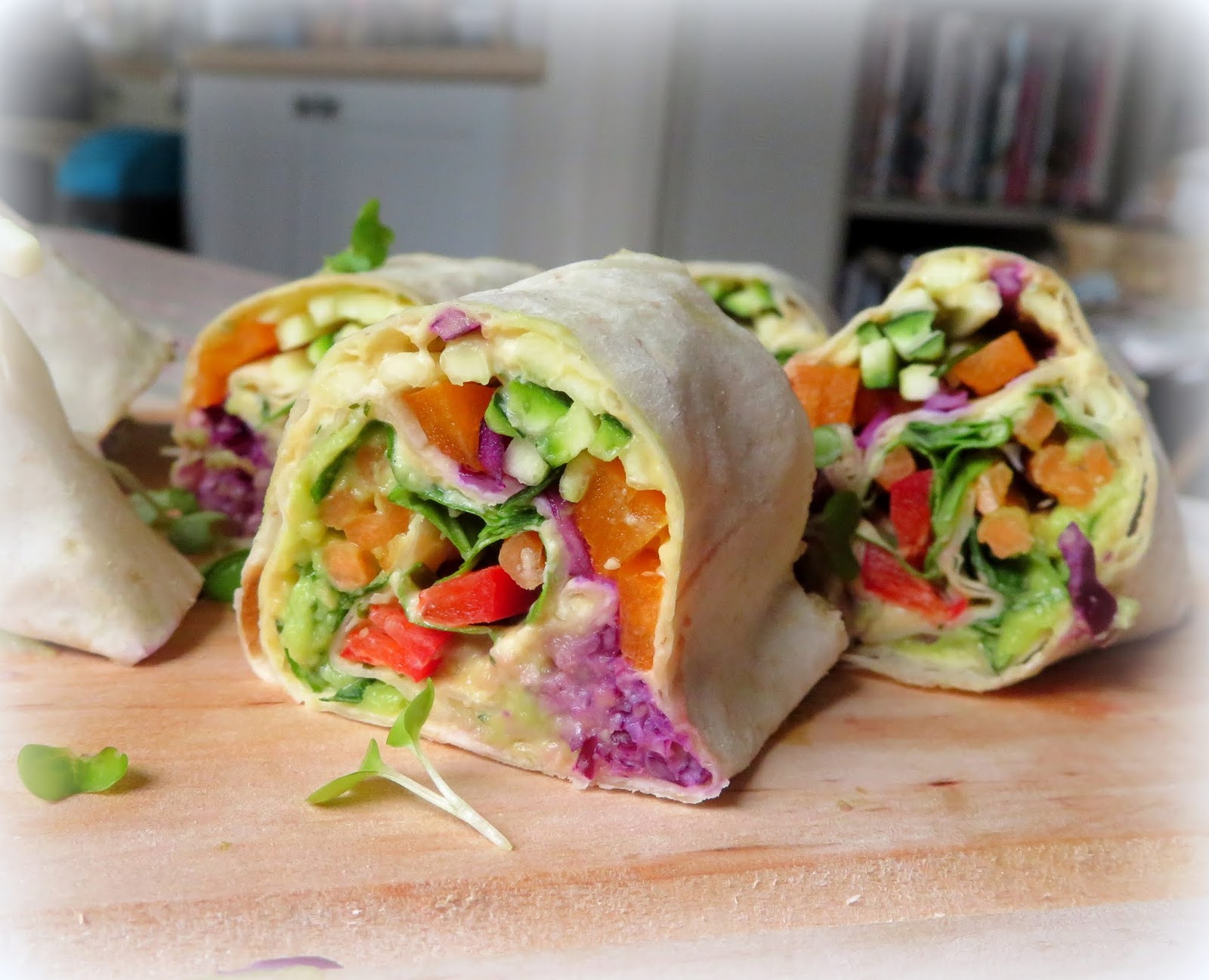 Rainbow Wraps | The English Kitchen