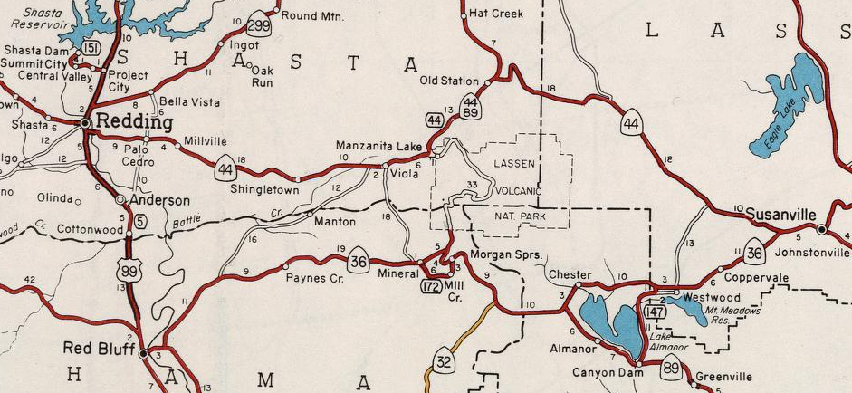 California State Route 44 and California State Route 440