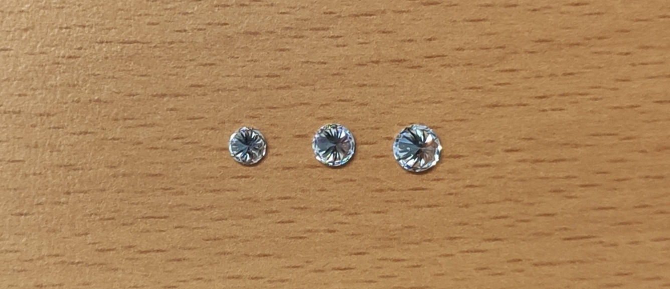 Size Comparison Between Different Carat Sizes