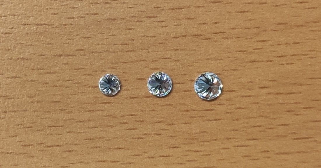 Size Comparison Between Different Carat Sizes