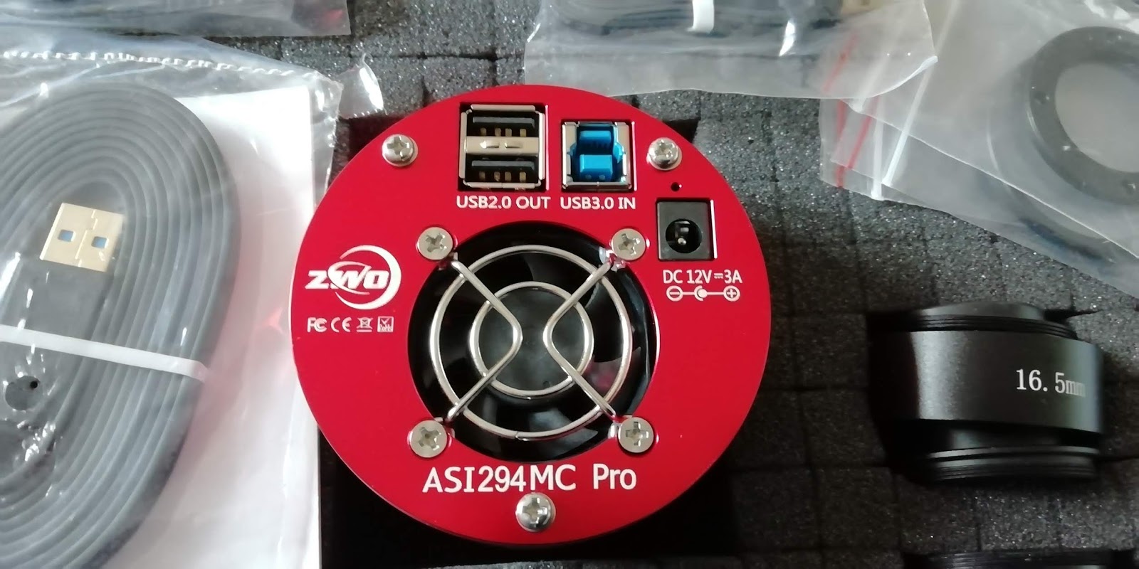 Immagini dal Cosmo. : Nuova camera ZWO ASI 294 MC PRO