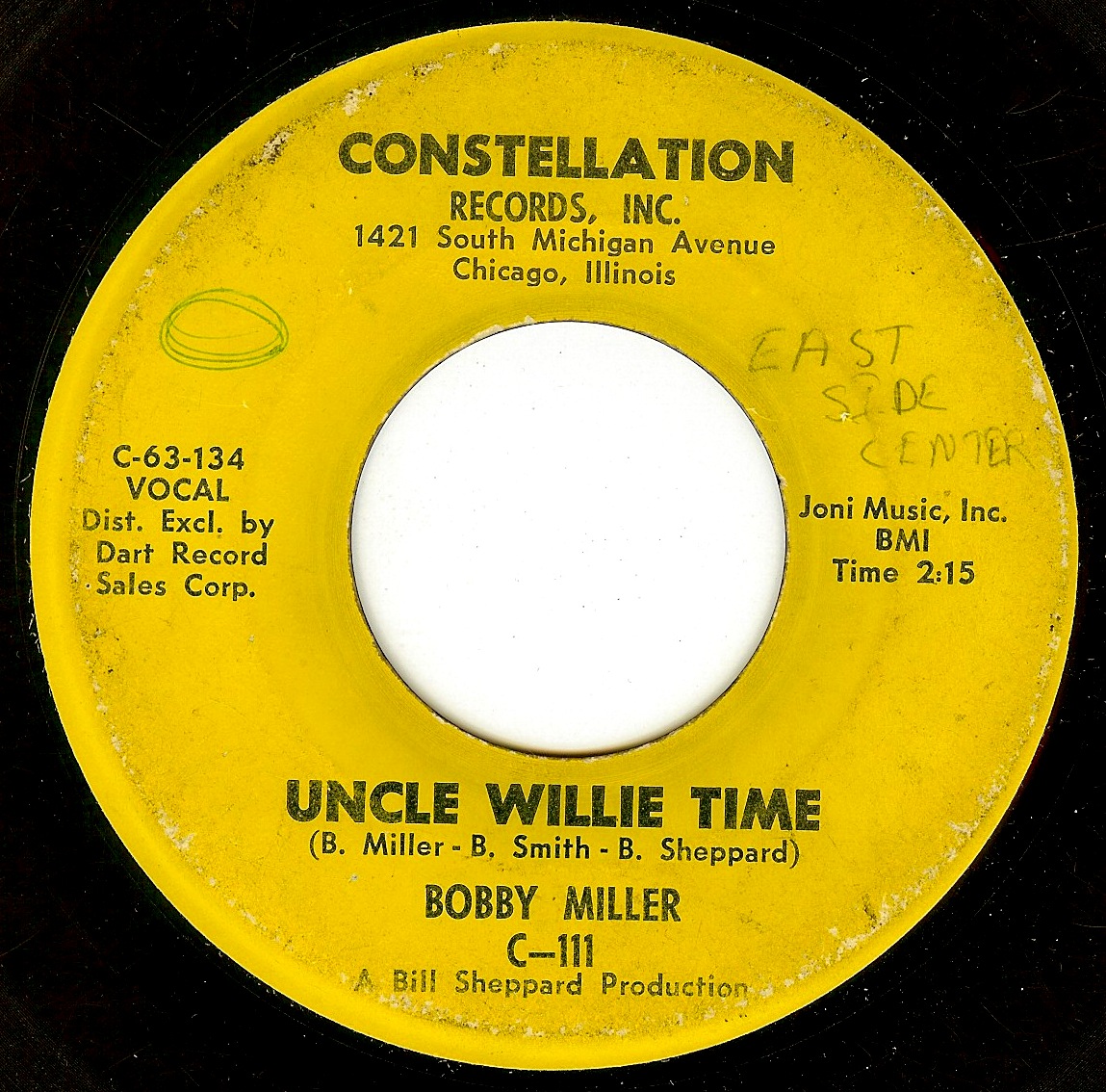 Derek's Daily 45: BOBBY MILLER - UNCLE WILLIE TIME