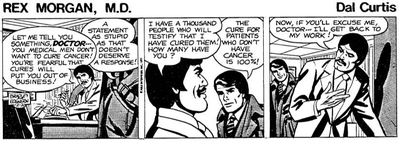 In Search of Rex Morgan, MD: 1977 Comic Strips: A Summary