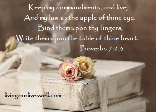 Living Our Lives Well: Proverbs 7 Scripture Pictures