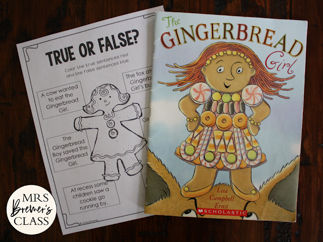 The Gingerbread Girl | Book Activities & Craftivity | Mrs. Bremer's Class