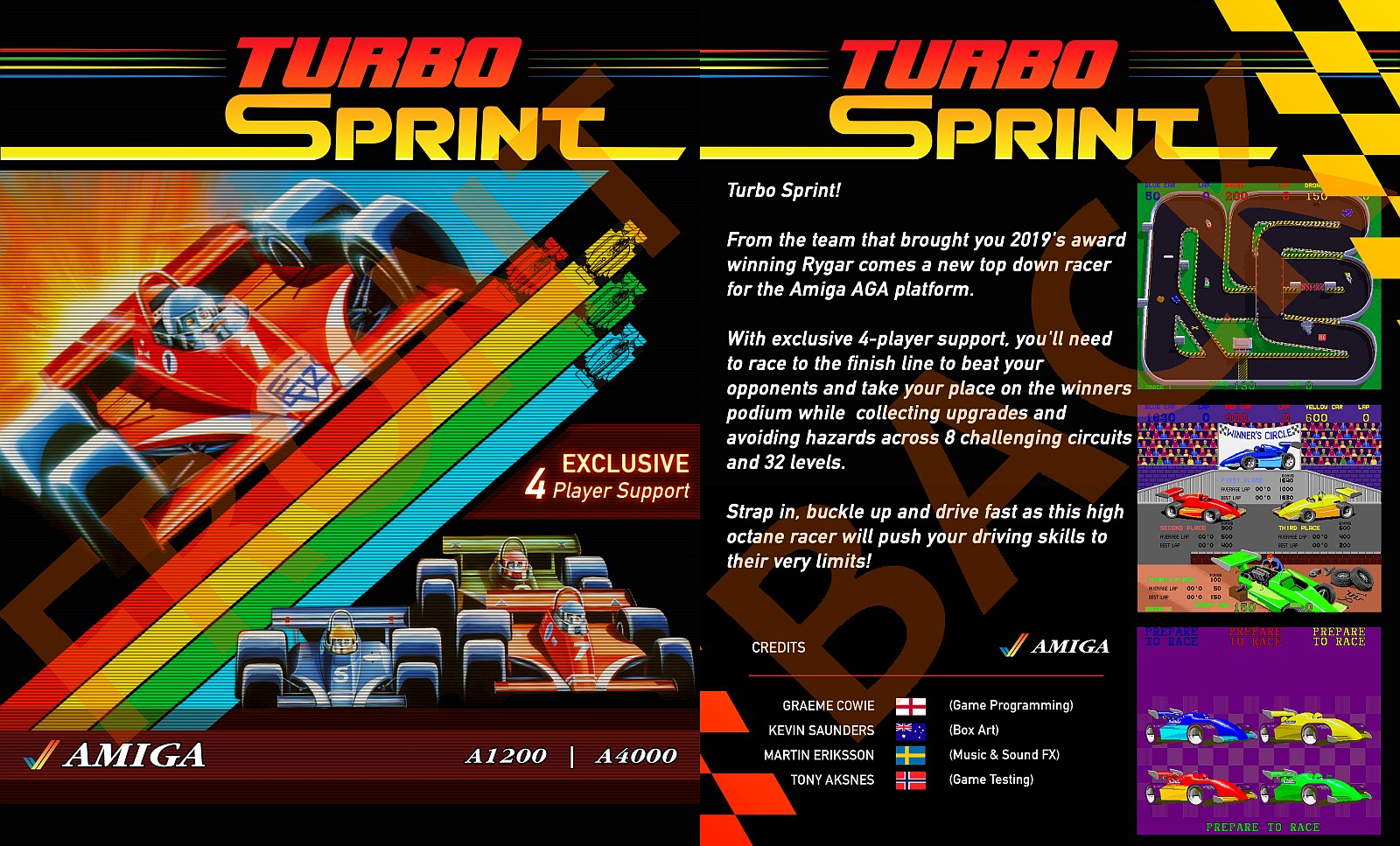 Indie Retro News: Turbo Sprint - Eagerly awaited Arcade AGA quality ...