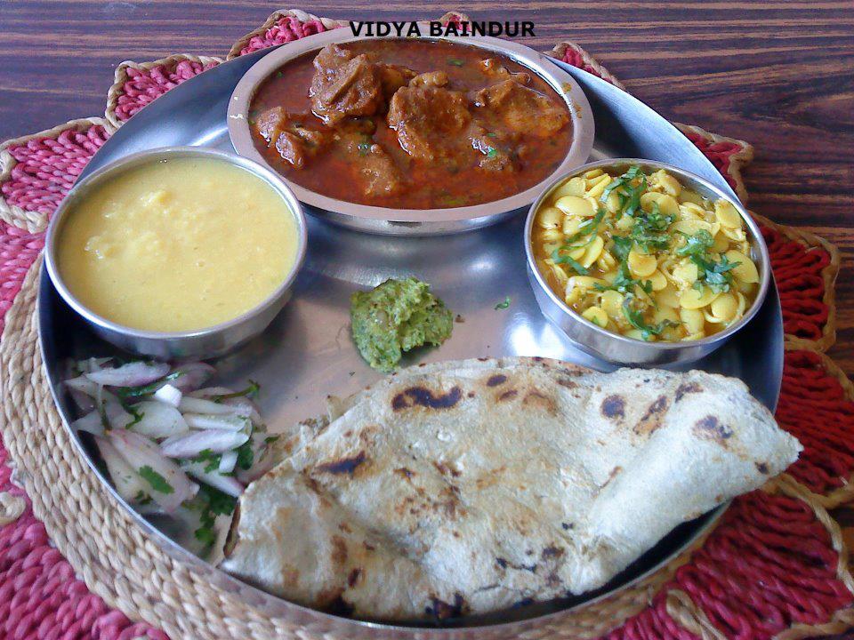 Mutton Bhakri Thali