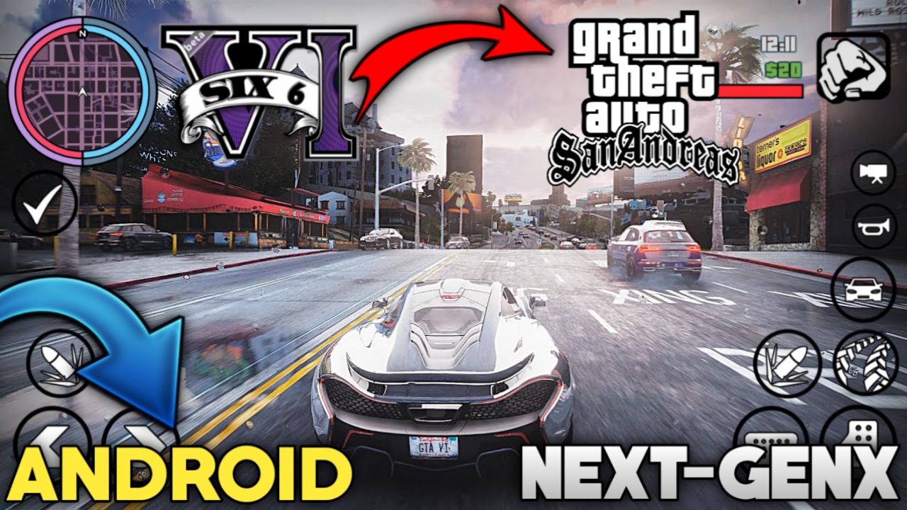 GTA 6 NEXT GENX Graphics Mod For Gta Sa Android | GTA 6 Graphics In Gta ...