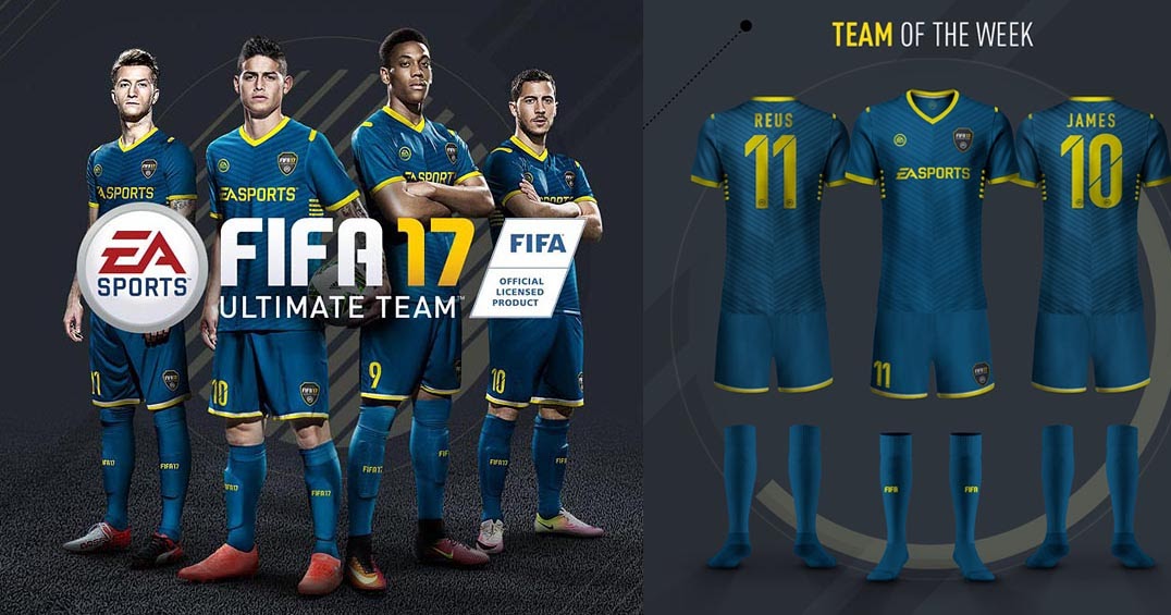 Football teams shirt and kits fan: Cool Stuff: FIFA 17 Ultimate Team Kits