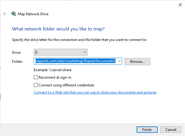 How to Map a SharePoint Online Document Library as a Network Drive ...