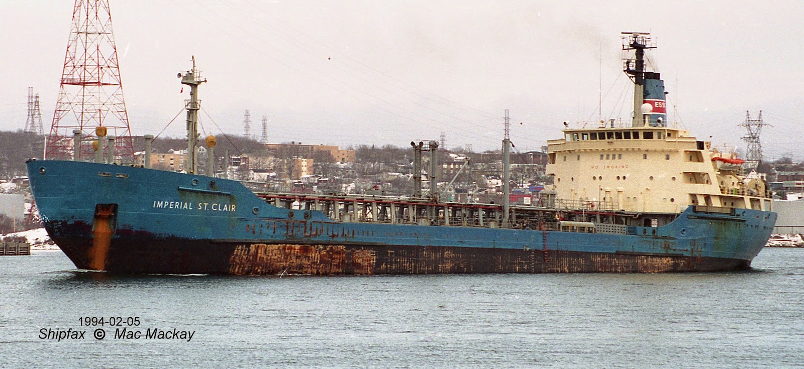 Shipfax: Imperial Oil Tankers - Part 4 - Imperial St.Clair