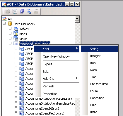 Ali Güç - Dynamics AX Geliştirme – Dynamics AX Development: Extended ...