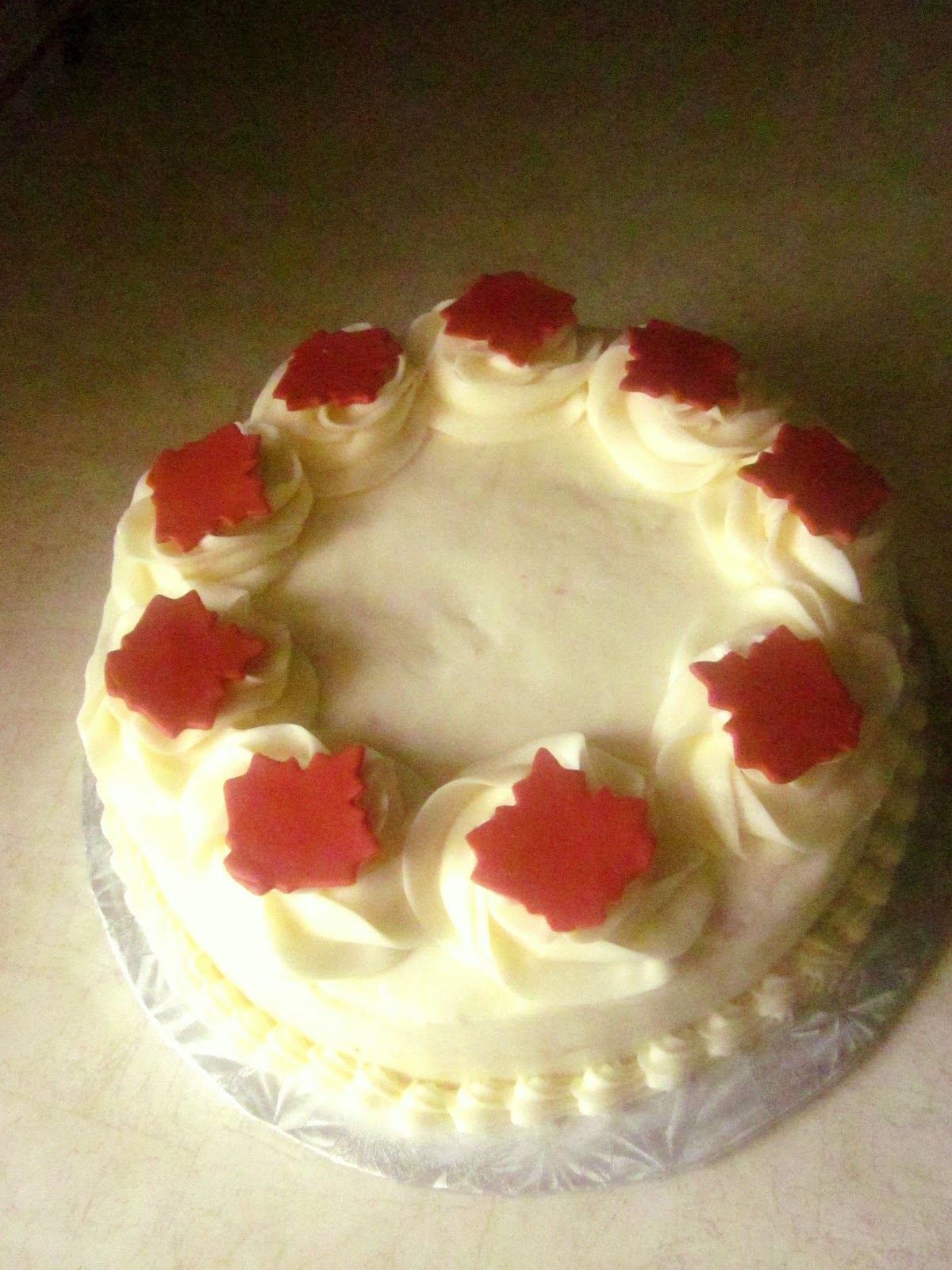 Second Generation Cake Design: Canada Day Cake