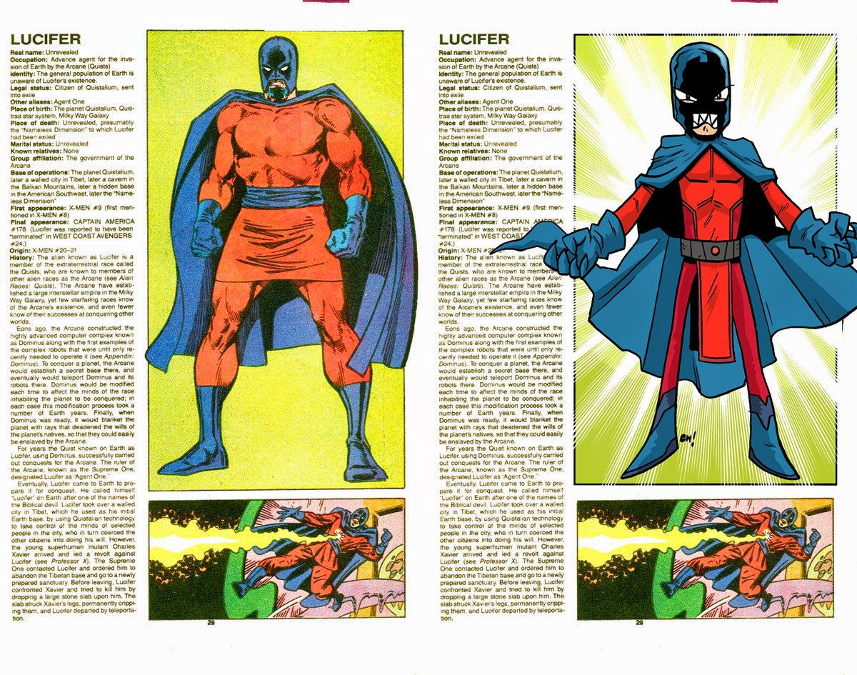 The Official Handbook to the Marvel Universe - REDUX Edition: LUCIFER ...
