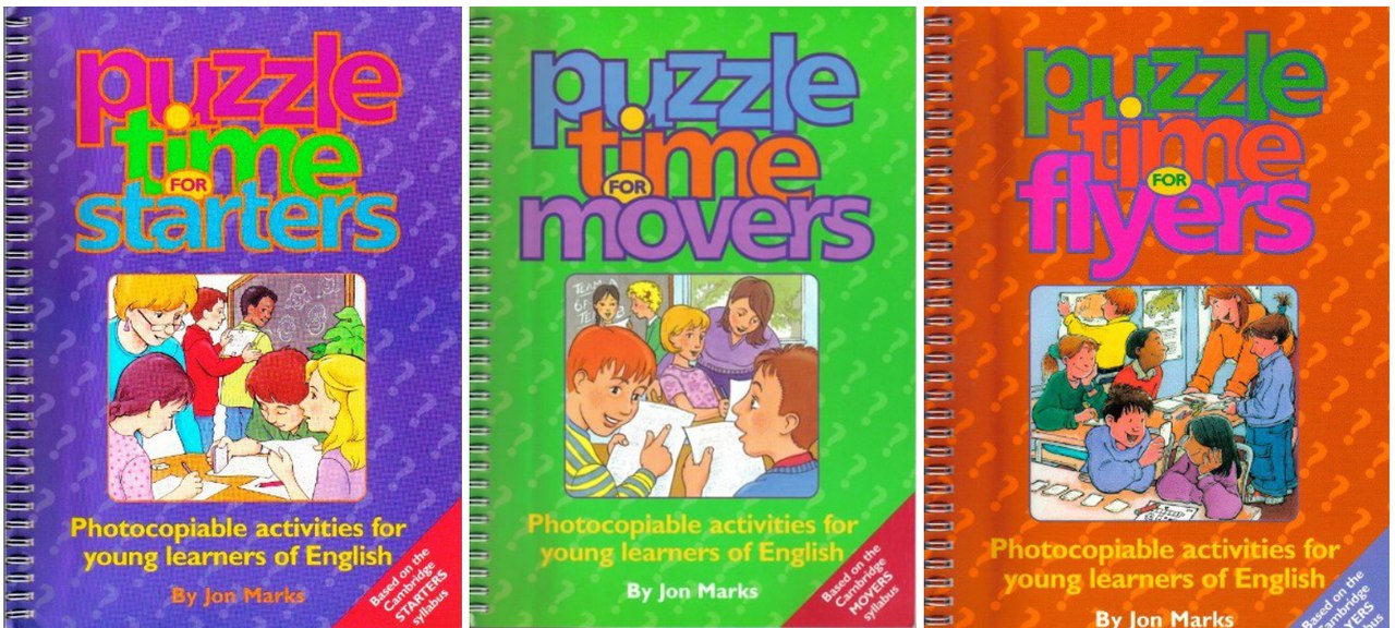 Puzzle Time by Jon Marks - for Starters - for Movers - for Flyers
