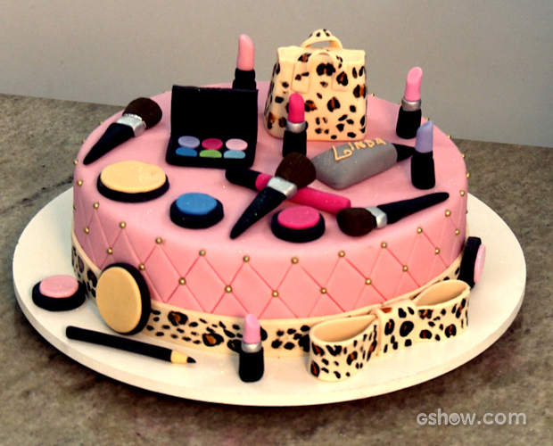 Patricinhas na Moda : bolo de aniversario de make