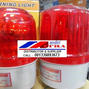 Jual Rotary Lamp Ambulan Merah Buzzer 12-24V - Mitra Dagangku