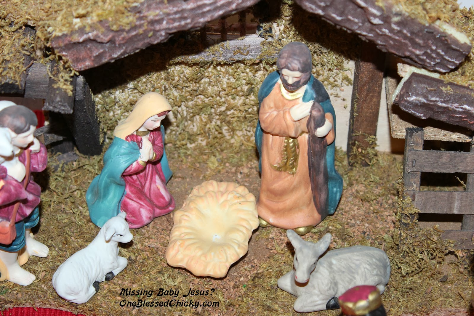 One Blessed Chicky: Are you missing Baby Jesus?