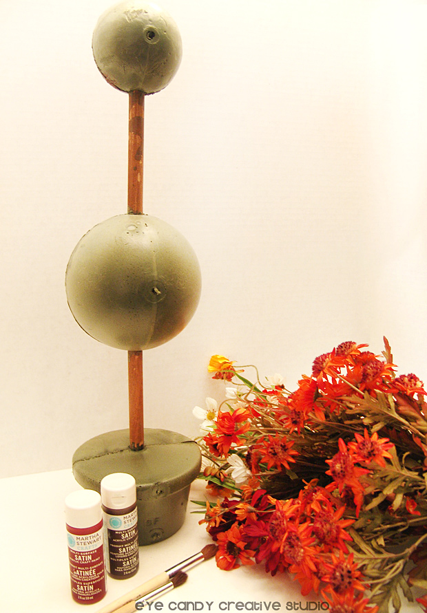 Eye Candy Creative Studio: CRAFT :: Fall Flower Topiary