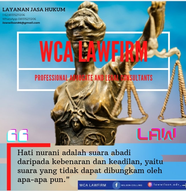 Hukum Bicara: Profil | Kantor Hukum | Pengacara Terbaik | WILSON COLLING, S.H., M.H.,