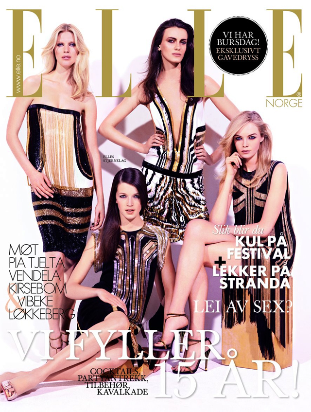 Elle Norway showcase their love for Gucci on July 2012 cover - Emily ...