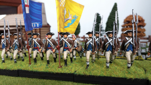 My Brave Fusiliers!: A comparison of 25mm American Revolution Miniatures