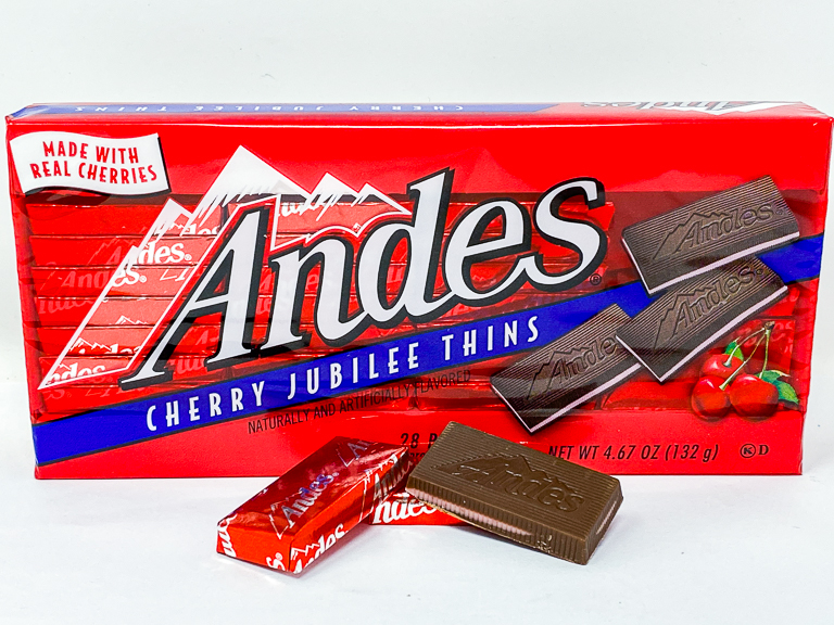 Tales of the Flowers: Holiday Treats - Andes Mint Taste Test