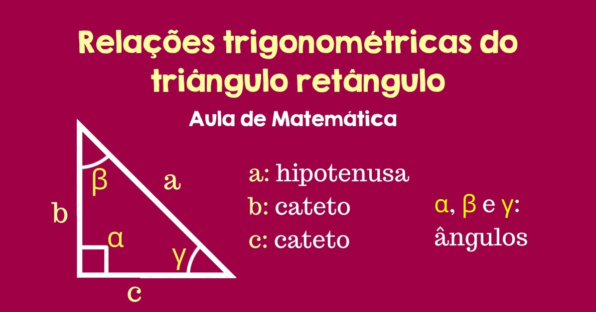 Matemática - 9º ano - Aula 17 - Razões Trigonométricas no Triângulo ...