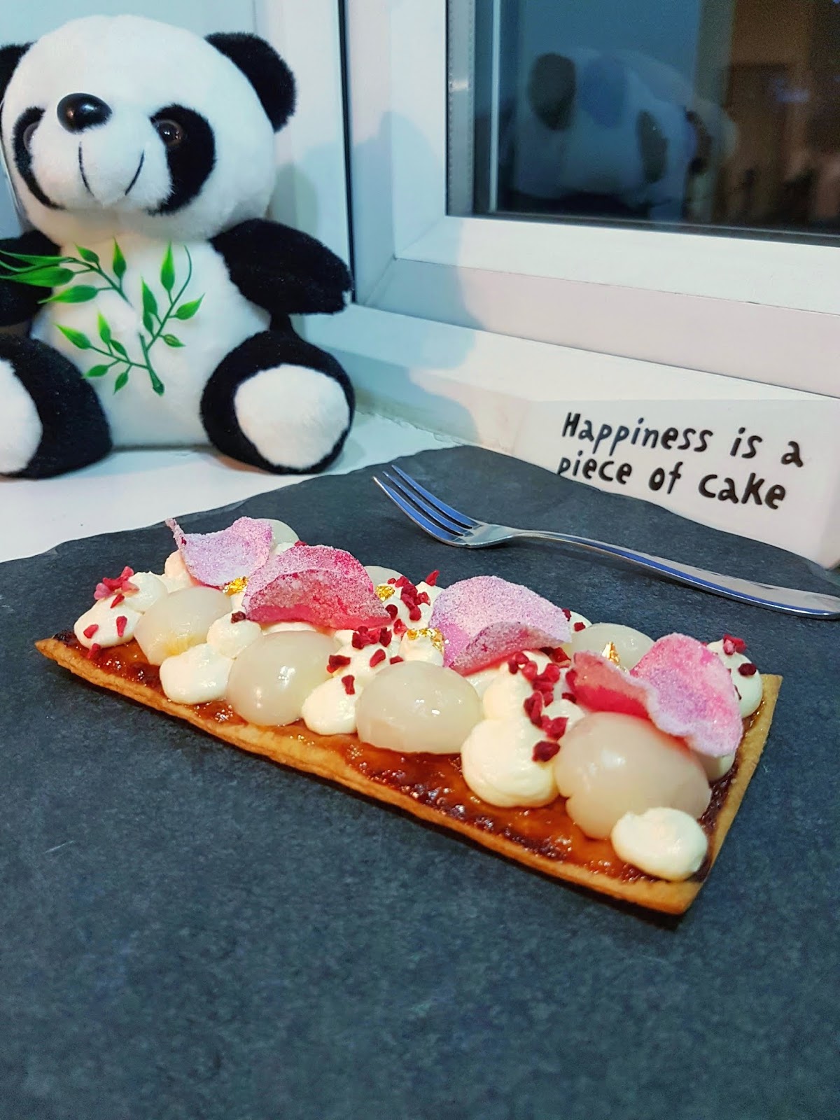 Lychee Rose and Raspberry Cream Tart – Recipe