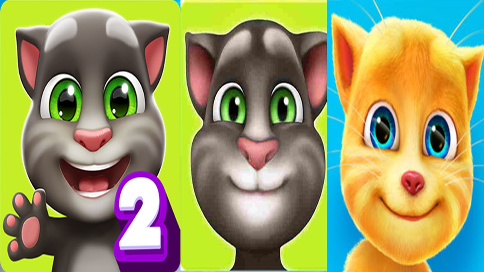 My Talking Tom 2, My Talking Tom, My Talking Ginger, Arcade Kid Runner ...