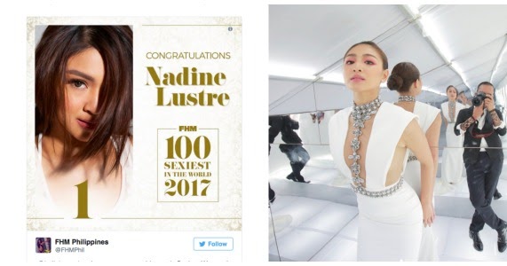 Nadine Lustre is FHM Philippines 'Sexiest Woman' for 2017 - The Summit ...