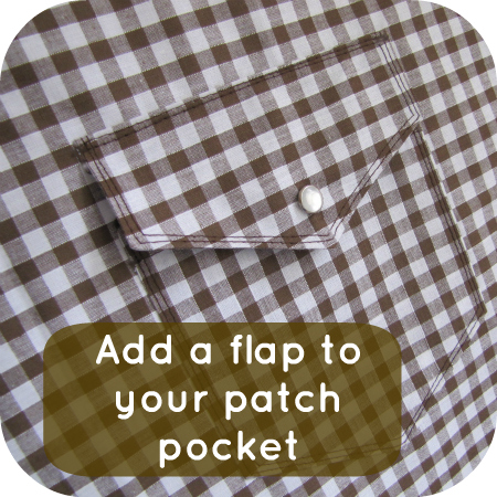 The Haby Goddess: Tutorial: Add a flap to patch pockets