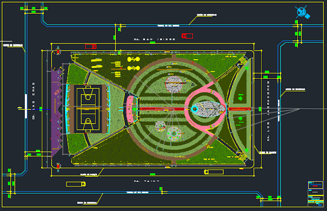 PLANOS DE PARQUE INFANTIL - JUEGOS MECANICOS